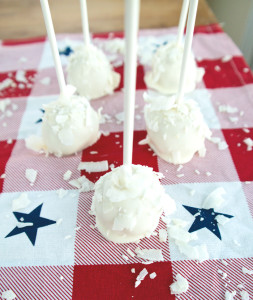 Fresh Coconut Dream Cake Pops - The Sugar Coated Cottage