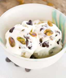 Pistachio Kirsch Ice Cream - The Sugar Coated Cottage