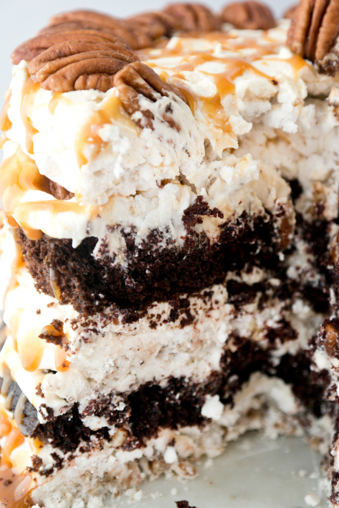 Butterscotch Pecan Dacquoise Cake - The Sugar Coated Cottage