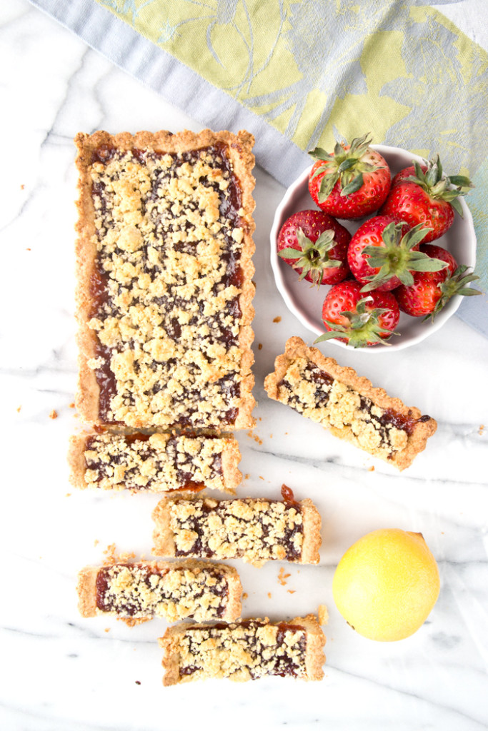 Strawberry Jam Tart - The Sugar Coated Cottage